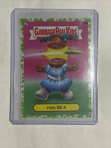 (2) 2024 GARBAGE PAIL KIDS FRIS BEA & Frisbee Frita 25a 25b green AWT ...