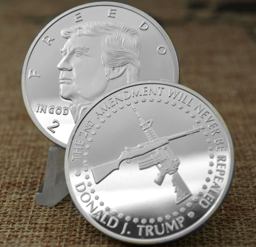 2020 President Donald Trump Inaugural Commemorative Coin Double Gun ...