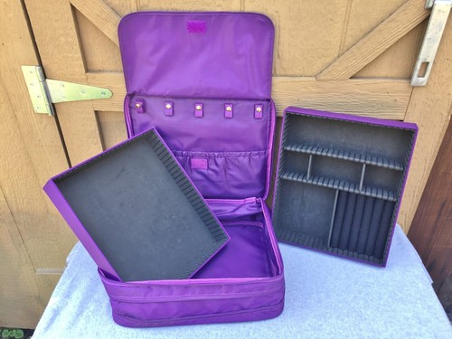 Joy Mangano JM Organizer Jewelry 2 Tray Display Case Multi-Compartment ...