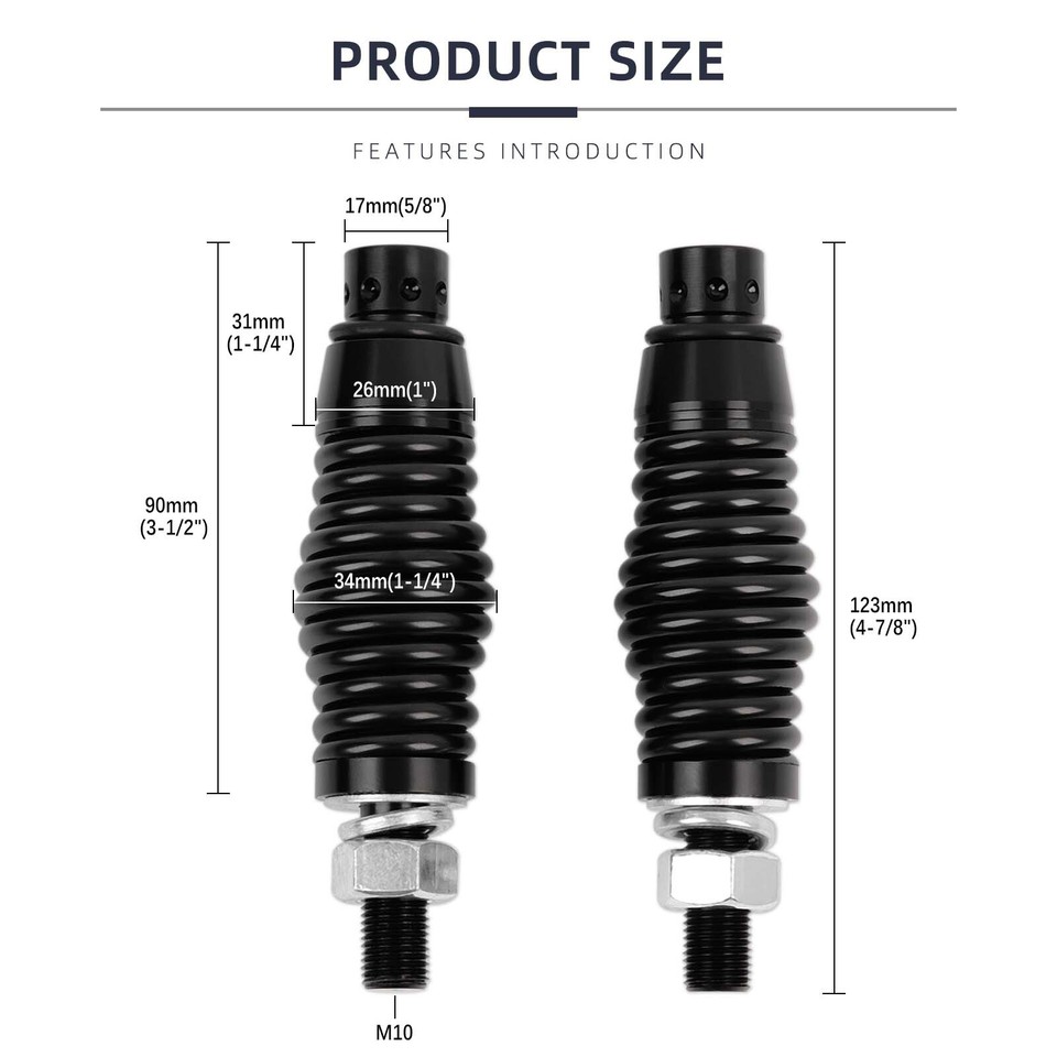 Pair 3FT Lighted Spiral LED Whip Antenna w/Flag & Remote+Springs For ...