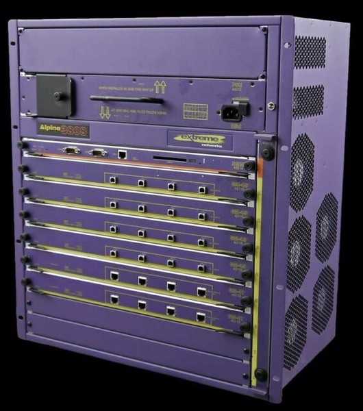 Extreme Networks Alpine 3808 Smm45014 Fm-32t Gm-4x 45112 Psu45012 ...