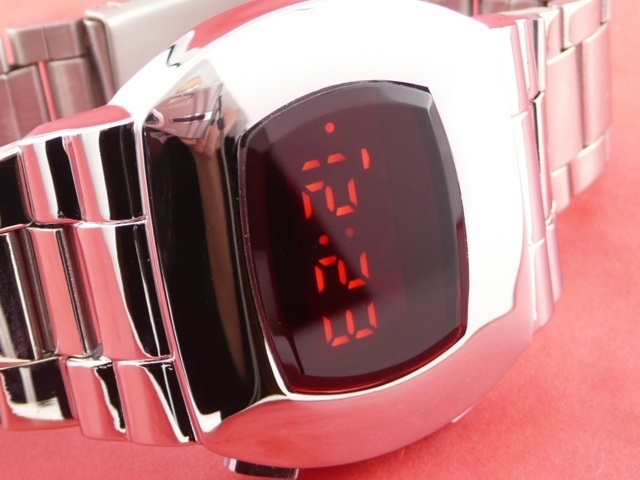 Rare old style modern futuristic 70s seventies space age mens led l.e.d ...