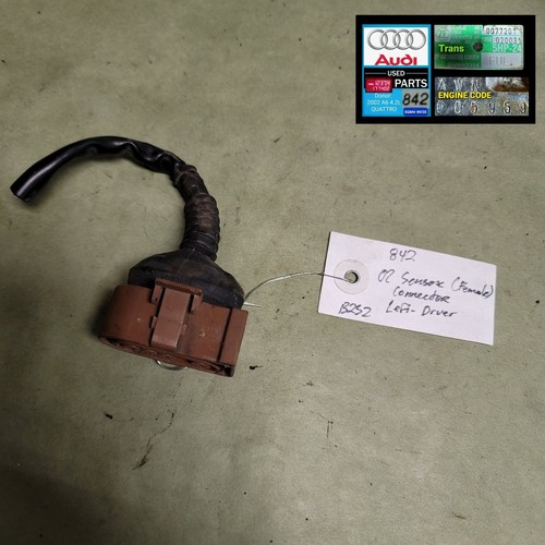 *O2 OXYGEN SENSOR CONNECTOR B2S2 FEMALE* for AUDI A6 V8 4.2L OEM 1998 ...