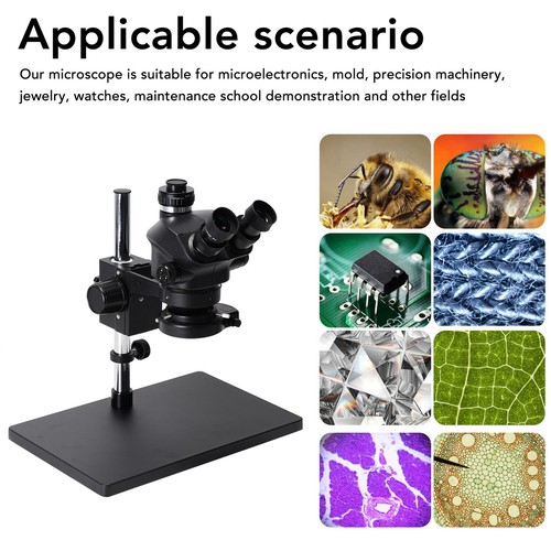 Trinocular Microscope 41MP 4K 3.5X to 100X Industrial Microscope-Camera ...