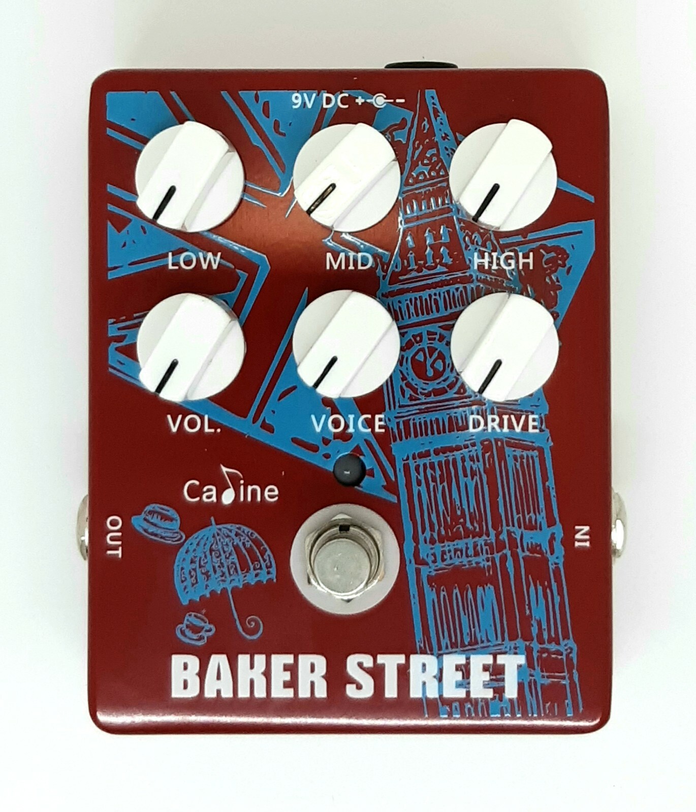 Caline CP-58 British Sound, Marshall Amp Sim Guitar Effects Pedal (UK ...