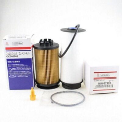 New FOR 12-18 MITSUBISHI FUSO CANTER OIL AND FUEL FILTER KIT QC000001 ...