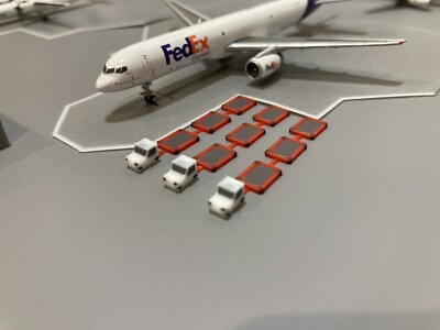 1:400 Scale Airport Cargo Cart FedEx (For Gemini Jets And Ng Models) | eBay