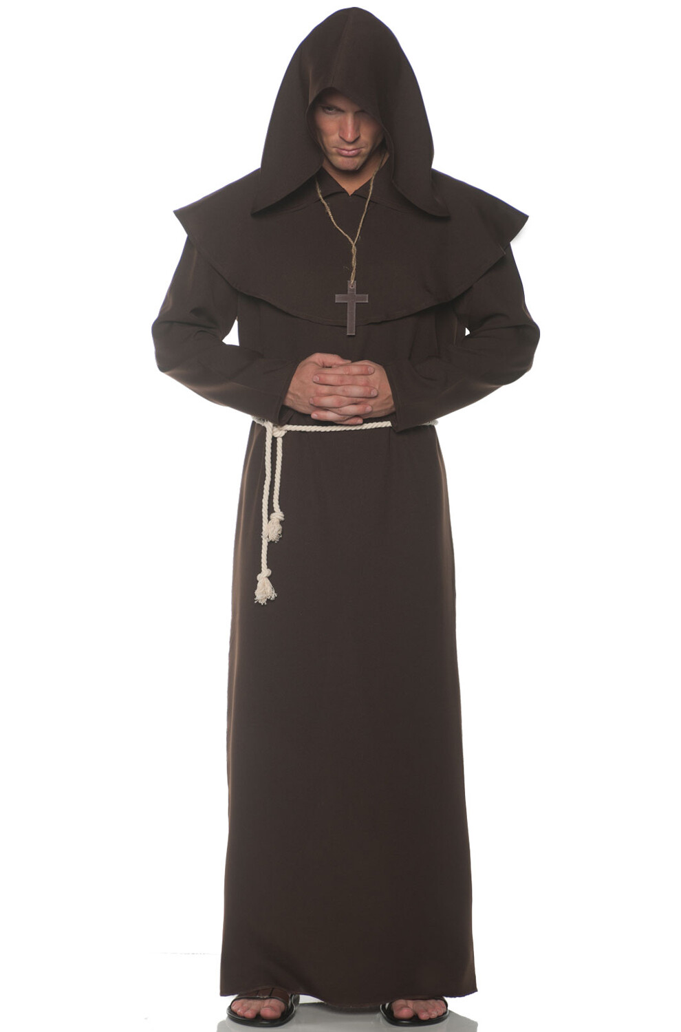 Brand New Religious Monk Robes Adult Costume (Brown) | eBay