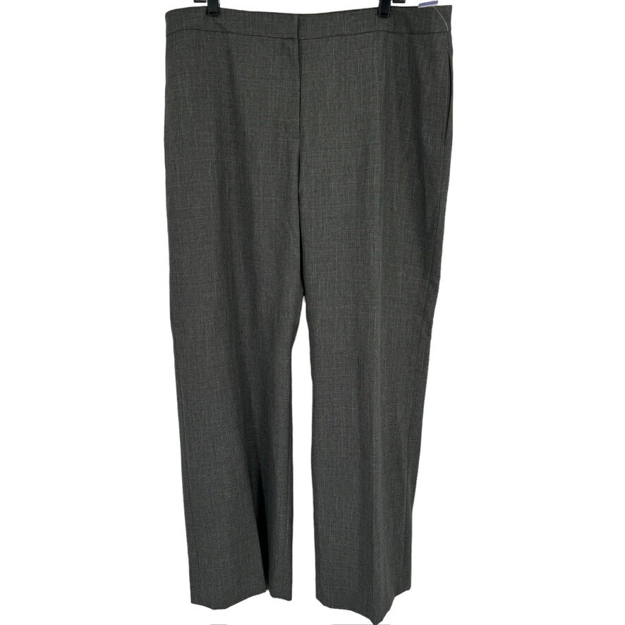 Kasper Gray Dress Pants trousers Lined Women's Size 18 career pockets ...