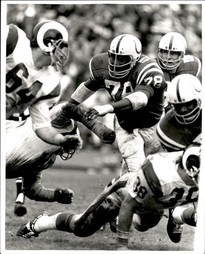 LD227 1960 Original Darryl Norenberg Photo BILL GROMAN OILERS v RAMS ...