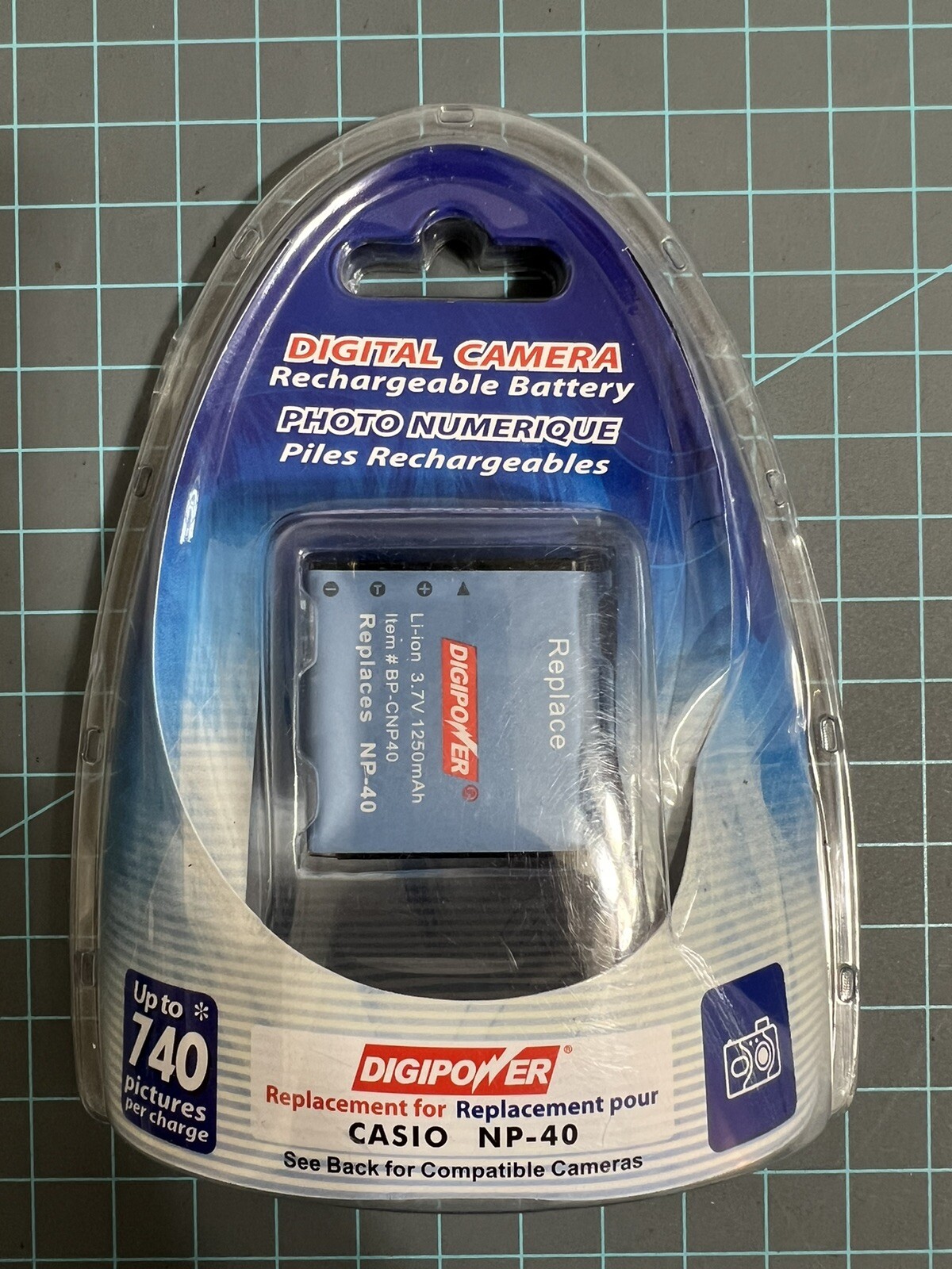 DigiPower Digital Camera Rechargeable Battery Casio NP-40 Brand New | eBay