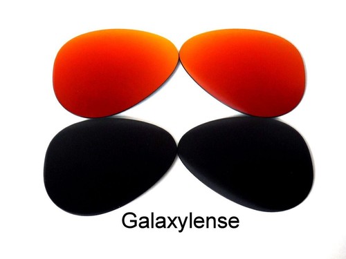 Galaxy Replacement Lenses For Ray Ban RB3026 Aviator Black&Red 62mm ...