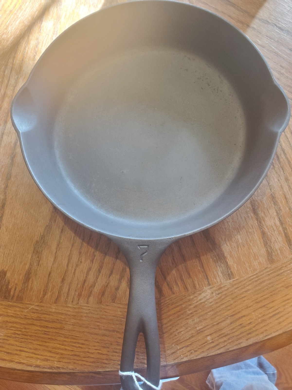 Large Logo Griswold Cast Iron Skillet No. 7 with Heat Ring Erie PA USA ...