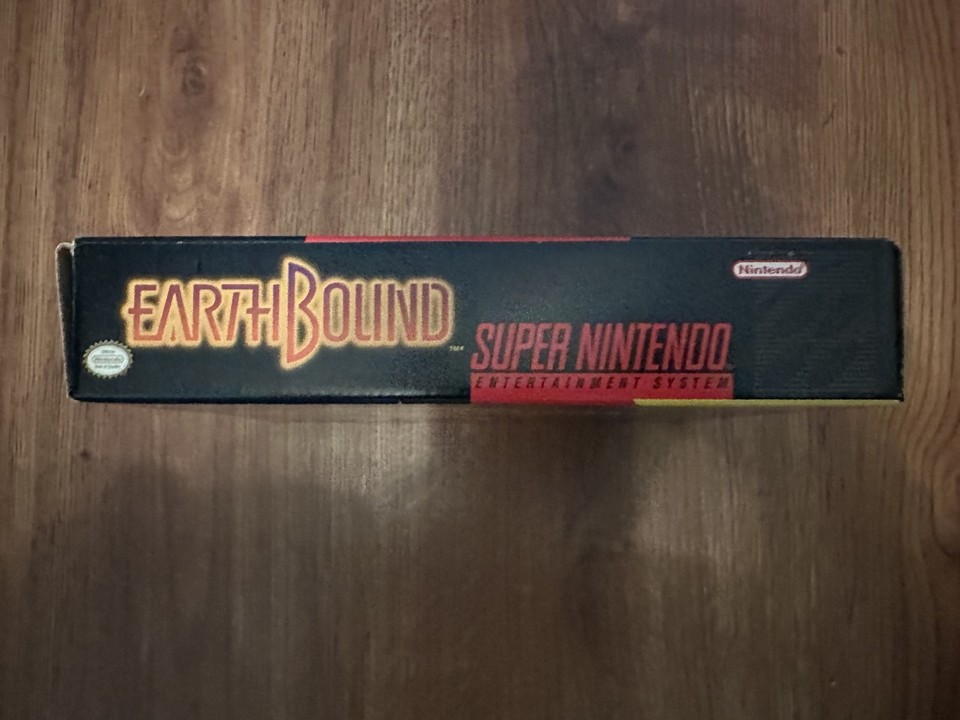 EarthBound SNES CIB Big Box w/Guide + Scratch n Sniff Cards, Authentic ...