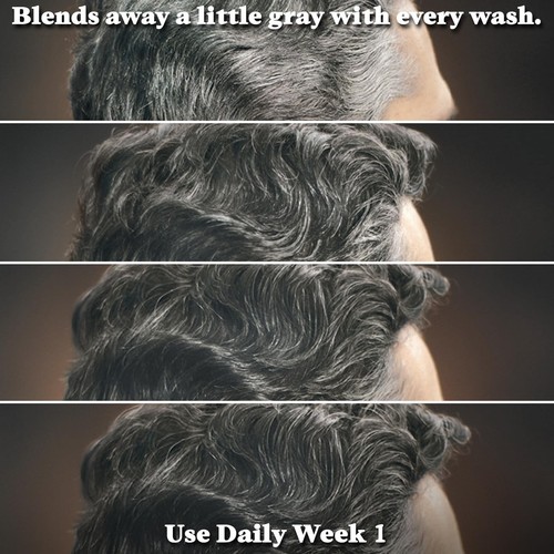 Control GX Grey Reducing Beard Wash Shampoo, Gradually Colors Mustache ...