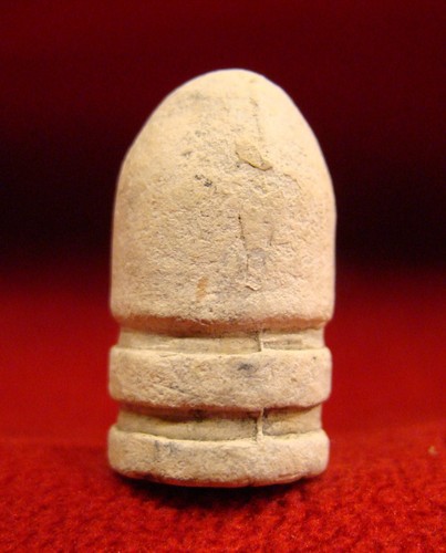 DUG .52 CAL. CONFEDERATE CARBINE BULLET-DEAN THOMAS # 223-GETTYSBURG PA ...