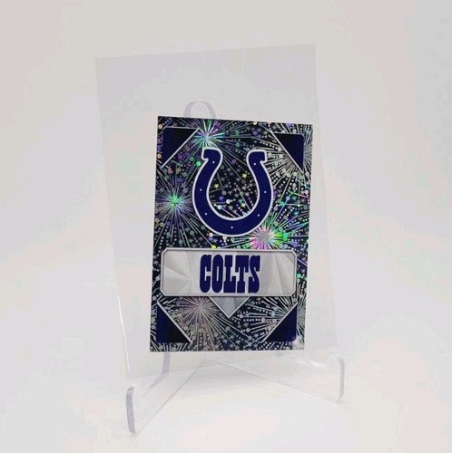INDIANAPOLIS COLTS 2020 Panini Direct #181 Sticker book Holo Burst TEAM ...