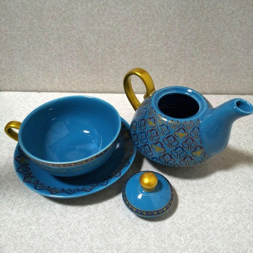 Disney Aladdin Teapot Tea Pot/Cup/Saucer set of 3 Shiki Theater ...