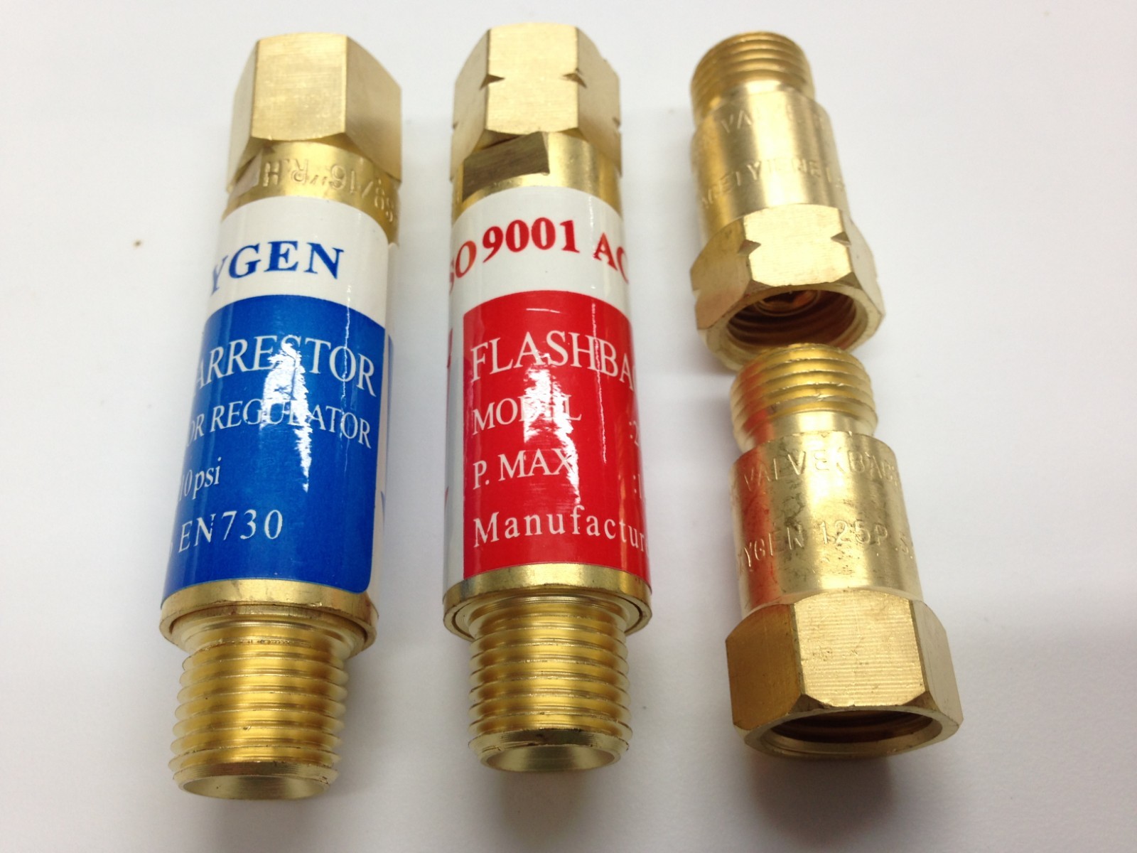 OXYGEN/ACETYLENE/PROPANE FLASHBACK ARRESTOR/CHECK VALVE SET-TORCH ...