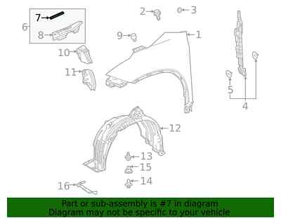 NEW OEM GENUINE 2020-2021 TOYOTA HIGHLANDER SHIELD SEAL HOOD-FRONT ...
