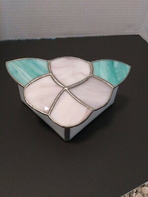Susan Elman Stained Glass Trinket Box | eBay