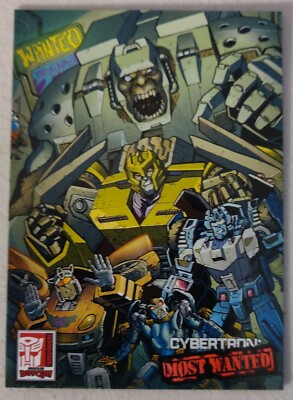 TRANSFORMERS BOTCON 2015 NN CONVENTION PROMO CARD Cybertron Most Wanted ...