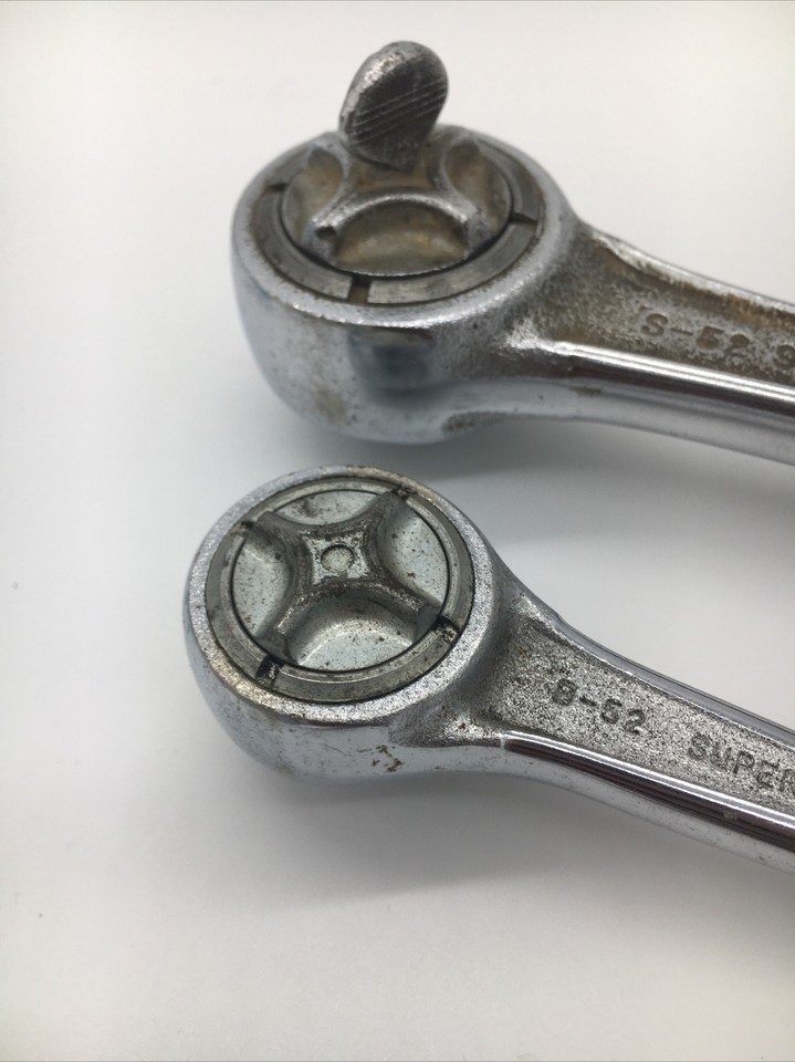 Vintage Williams 3/8" 1/2" Drive Fine Tooth Superratchet Ratchet Lot, B ...