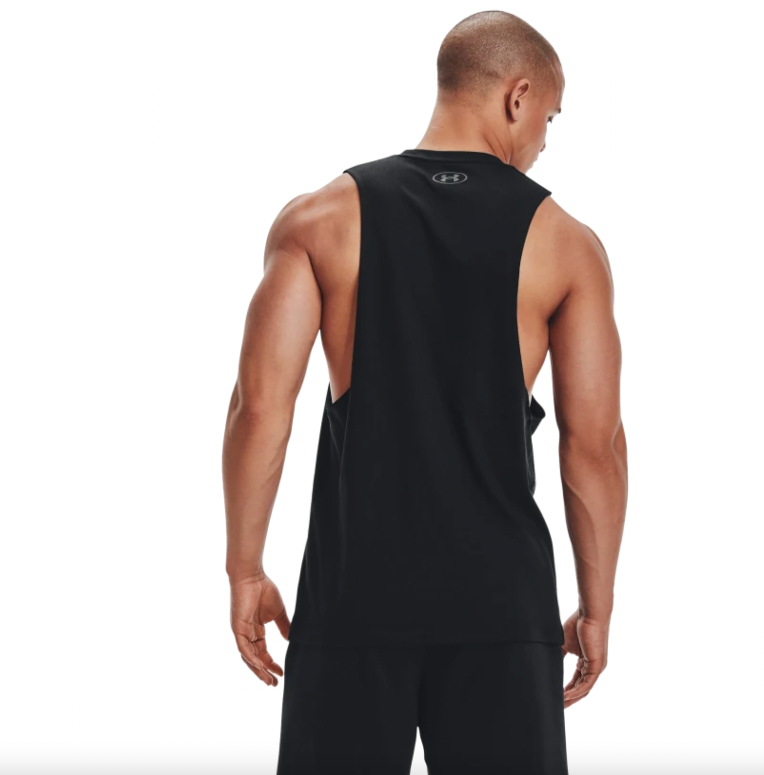 Under Armour Men’s Sportstyle Left Chest Logo Cut Off Tank Top Black | eBay