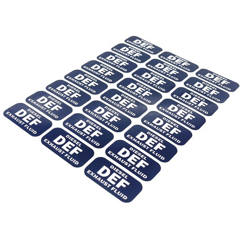 DEF Diesel Exhaust Fluid Sticker Decal Vinyl 1 X 2 inch | eBay