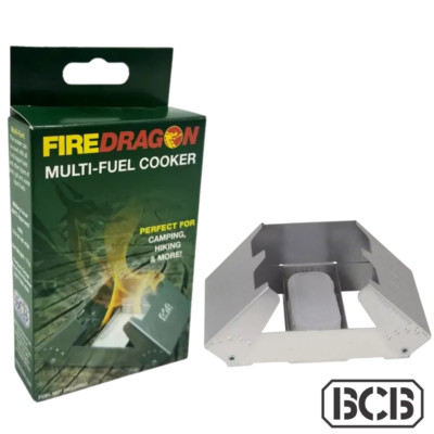 BCB FireDragon Multi-Fuel Cooker/Stove With Windbreaker (Without fuel ...