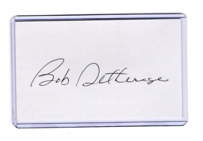 BOB DETHERAGE INDEX CARD 1980 KANSAS CITY ROYALS SIGNED PSA/DNA ...