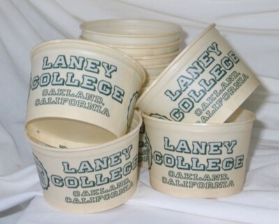 12 Laney College Oakland California Lily Waxed Paper Cups / Bowls | eBay