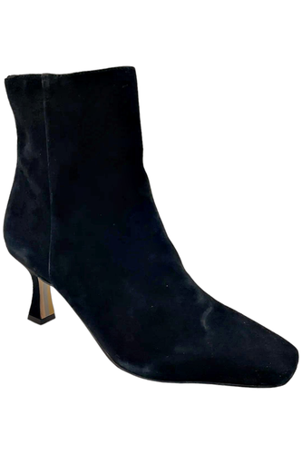 Sam Edelman Womens Lizzo Suede Square Toe Mid-Calf Boots Black | eBay