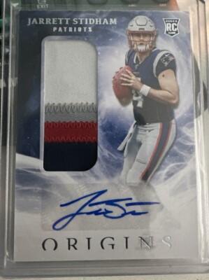 2019 Panini JARRETT STIDHAM ‘Origins’. Auto With 4 Color Jumbo Patch | eBay