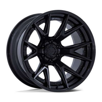 Set of 4 Fuel Off Road FC402 CATALYST Wheels 22X10 6X5.5 MATTE BLACK ...