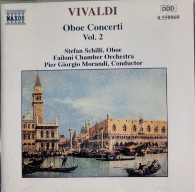 Vivaldi Oboe Concerti Vol 2 CD EX+ Pier Giorgio Morandi Stefan Schilli ...
