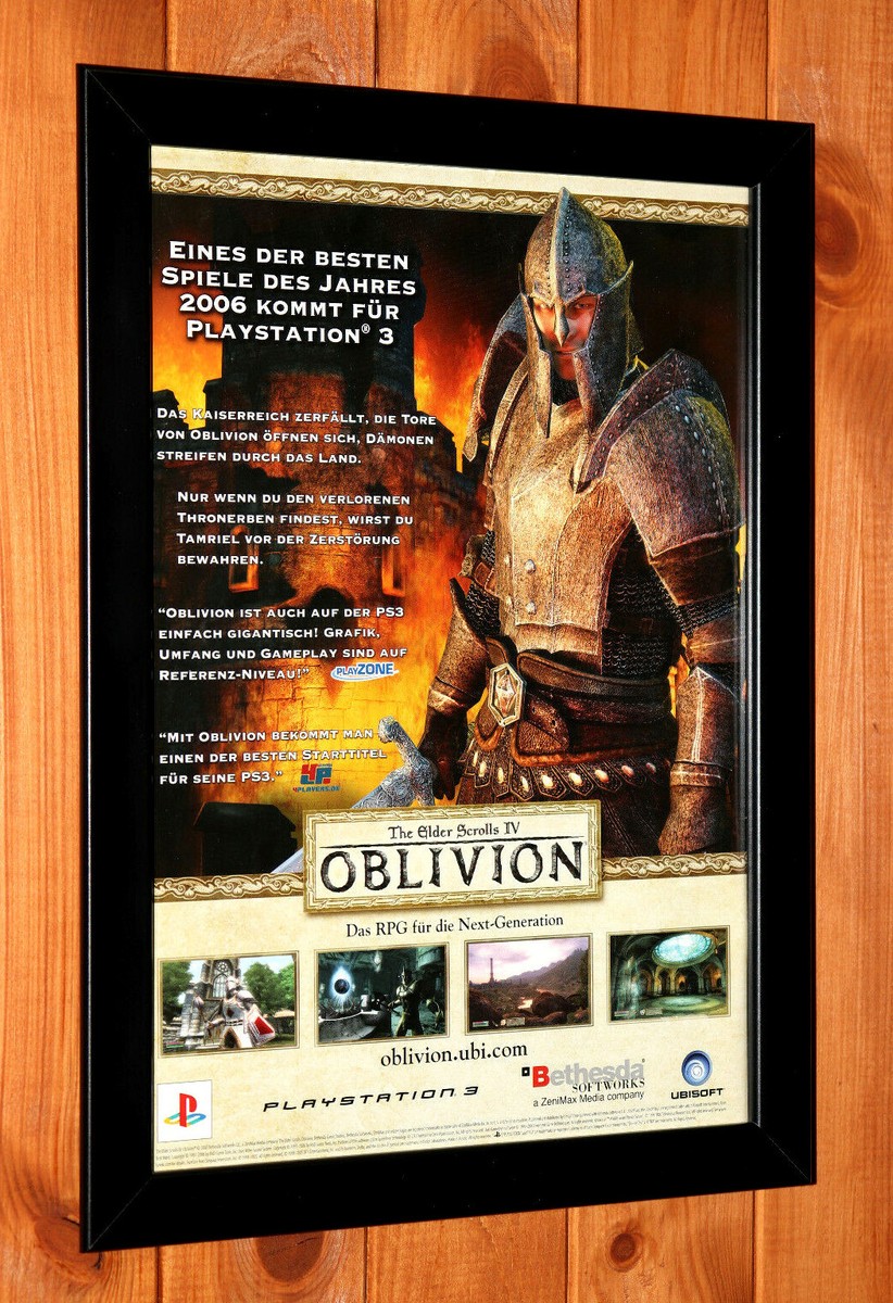 Oblivion Poster Elder Scrolls