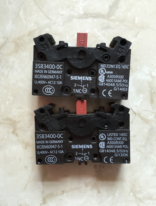 1PC 3SB3400-0C 3SB34 00-0C 1 PCS Siemens pushbutton contacts New IN BOX ...
