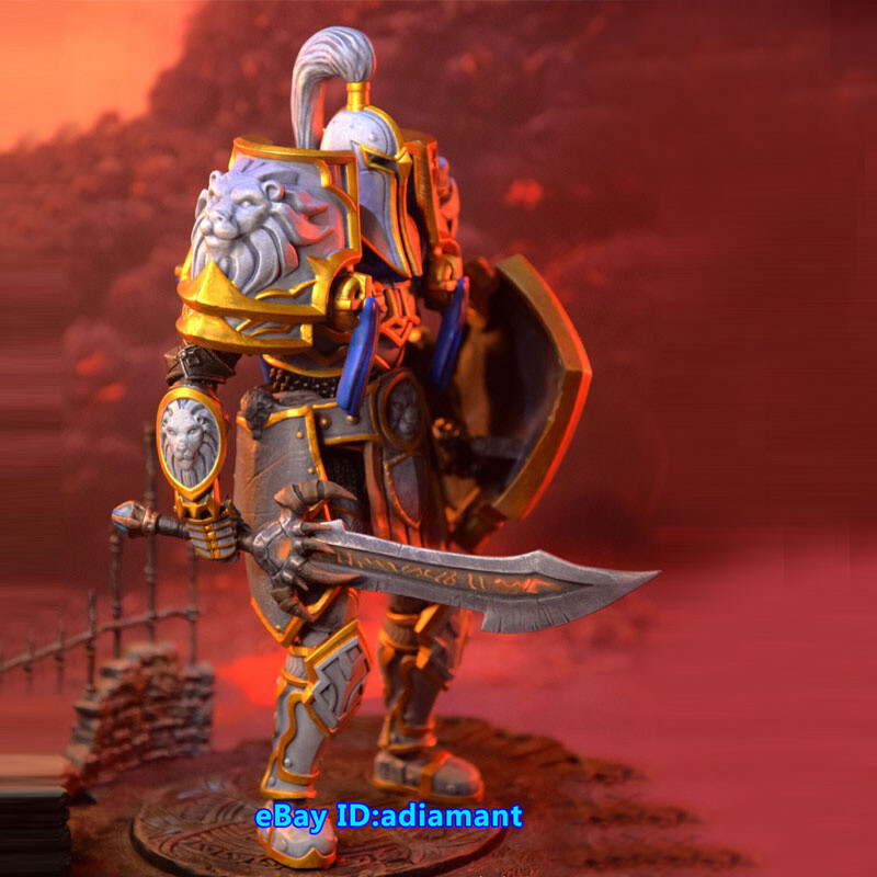 World of Warcraft King of Stormwind Footman Action Figures Painted ...