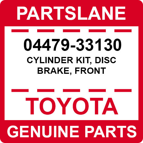 04479-33130 Toyota OEM Genuine CYLINDER KIT, DISC BRAKE, FRONT | eBay