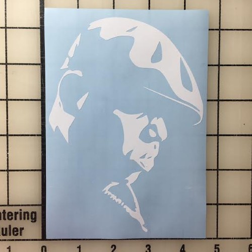 NOTORIOUS BIG, Biggie Smalls, 6" Tall WHITE Vinyl Decal Sticker | eBay UK