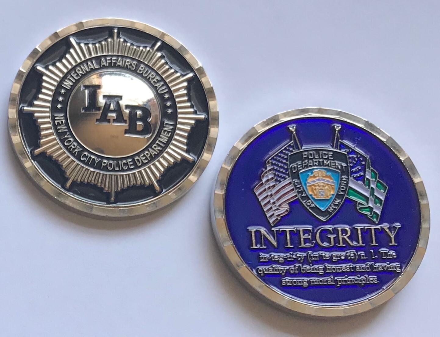 NYPD New York City Police Dept IAB Internal Affairs Bureau Integrity ...