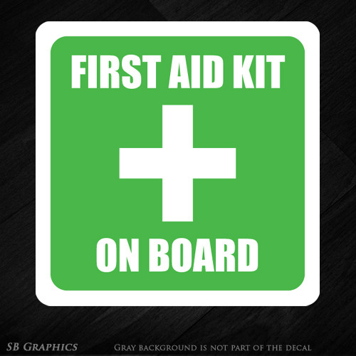 3.5" Fire Extinguisher First Aid Kit sticker vehicle emergency decals ...