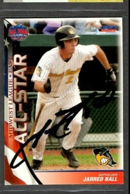 2003 Choice #32 Jarred Ball South Bend Silver Hawks Card Signed ...