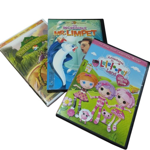 Bundle of 3 DVD children movies Lala Loopsy, Mr. Limpet, Pixie Hollow Game | eBay