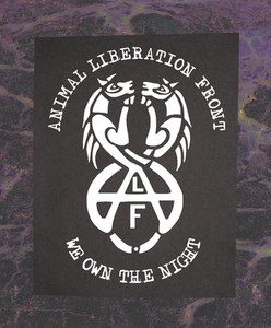 Animal Liberation Front Canvas Print / BACK Patch - Rights Vegan ...