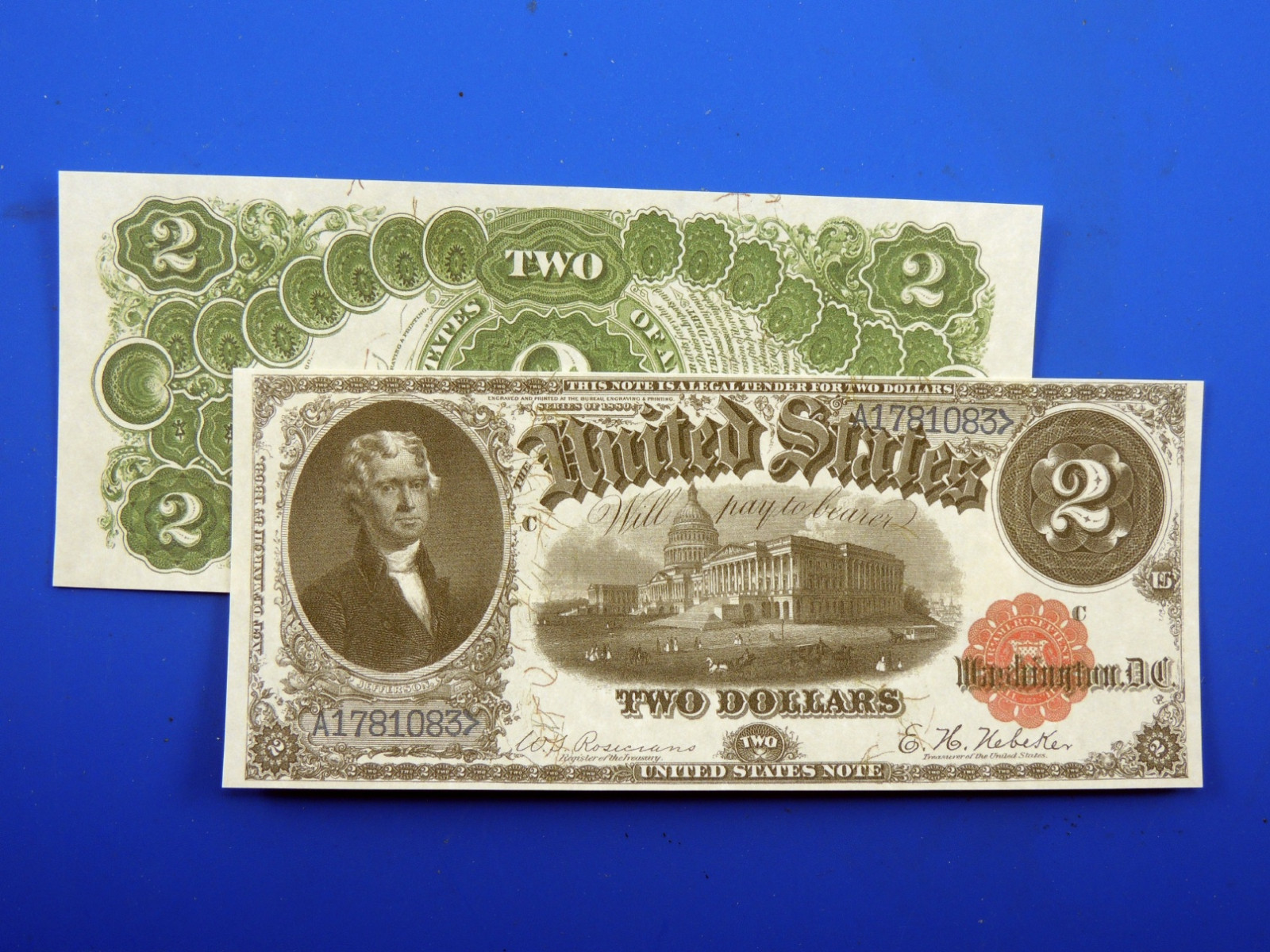 Reproduction $2 1880 Legal Tenter Note US Paper Money Currency Copy | eBay