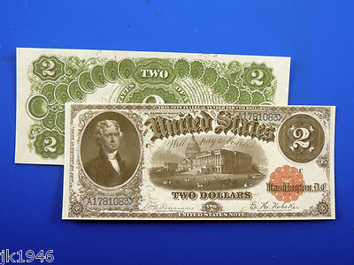 Reproduction $2 1880 Legal Tenter Note US Paper Money Currency Copy | eBay