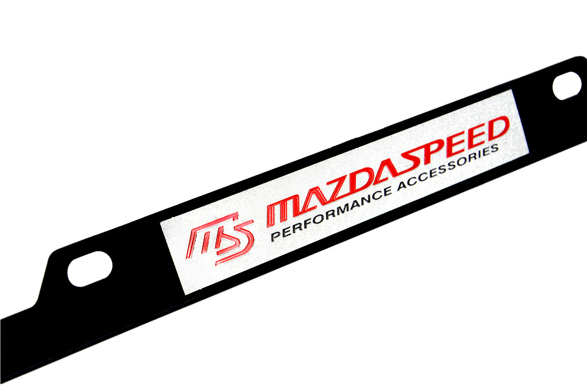 2Pcs Universal MAZDASPEED Metal Black License Plate Frame for MAZDA | eBay