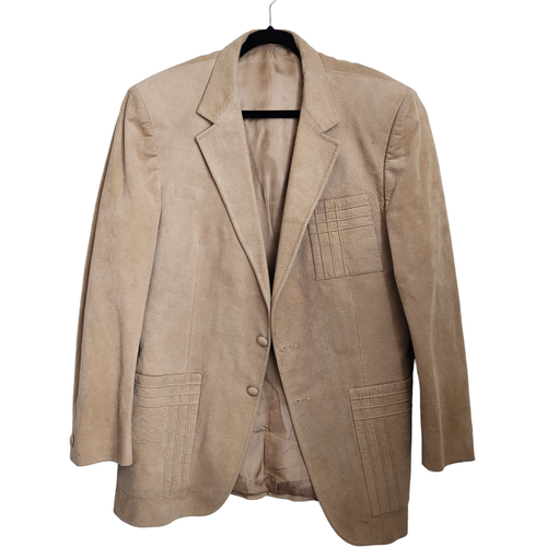 LeBaron California Clothes Ultra Soft Suede Blazer Mens 44 Jacket Tan ...